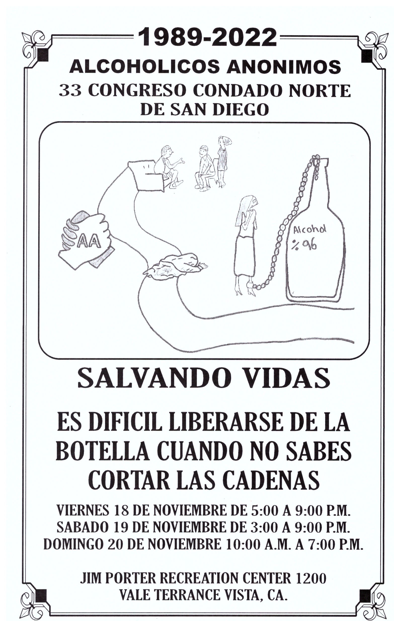 Eventos de AA - Oficinas Centrales e Intergrupales del Sur