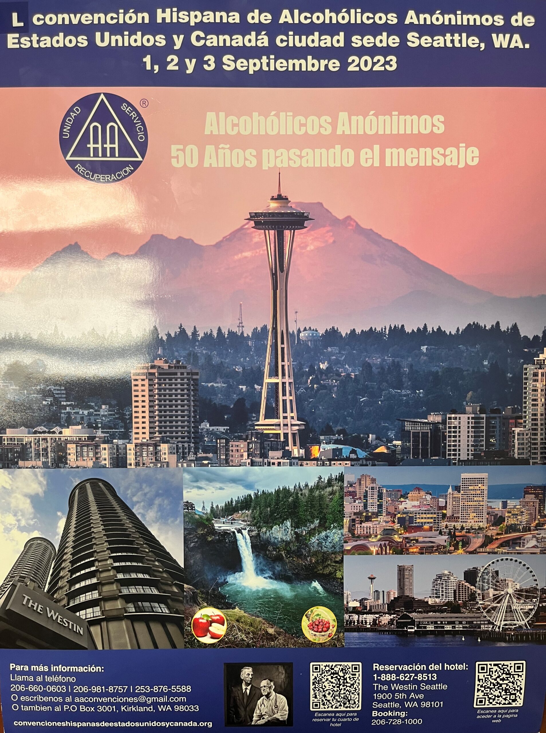 Eventos de AA - Oficinas Centrales e Intergrupales del Sur