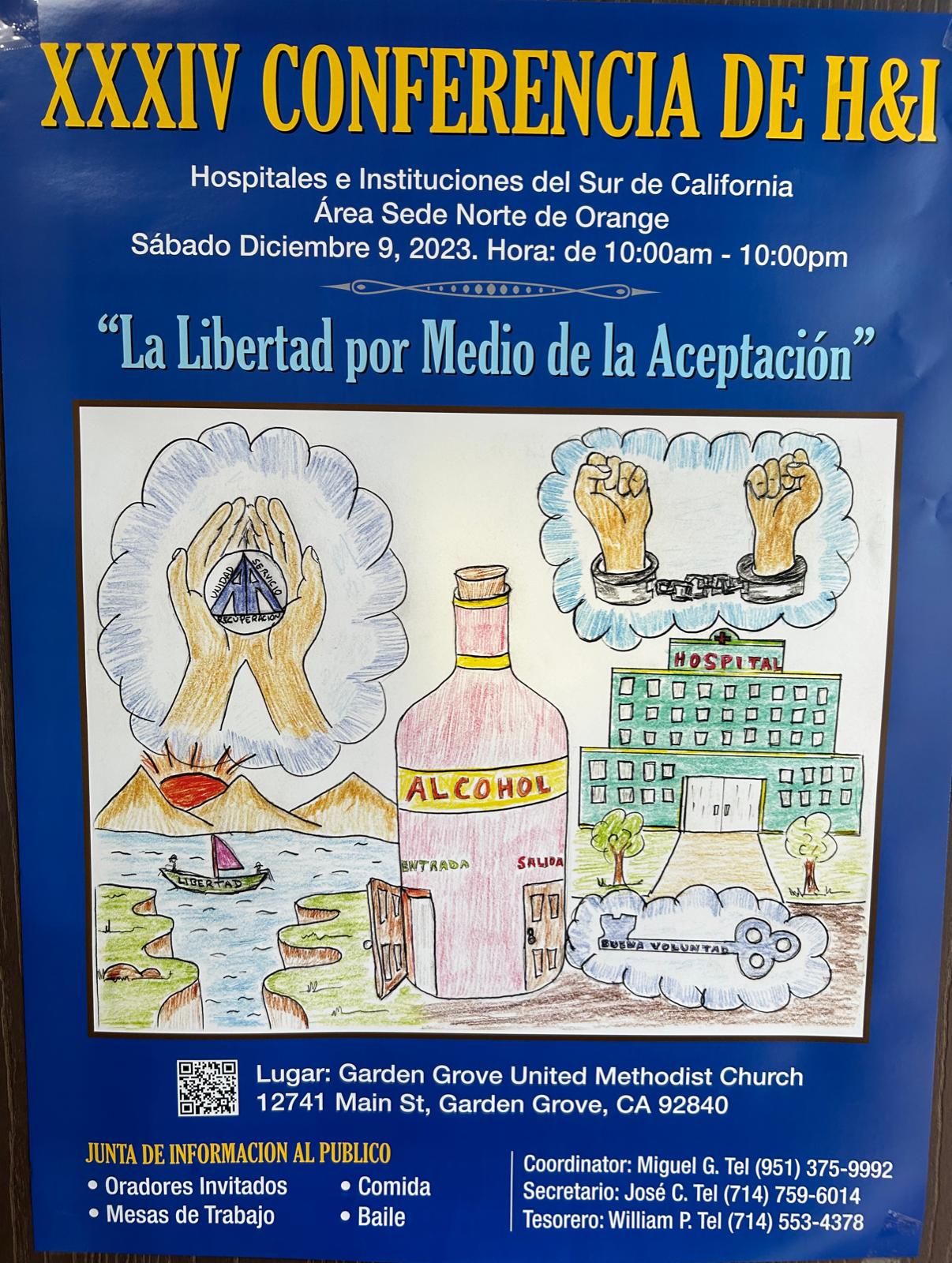 Eventos de AA - Oficinas Centrales e Intergrupales del Sur